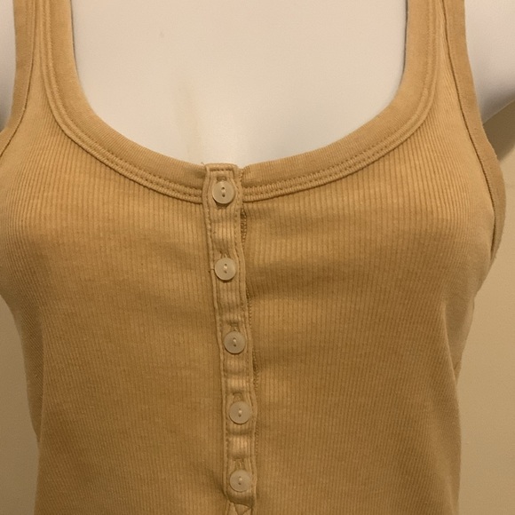 aerie | Tops | Super Soft Sandy Beige Tank By Aerie In Size Sp | Poshmark